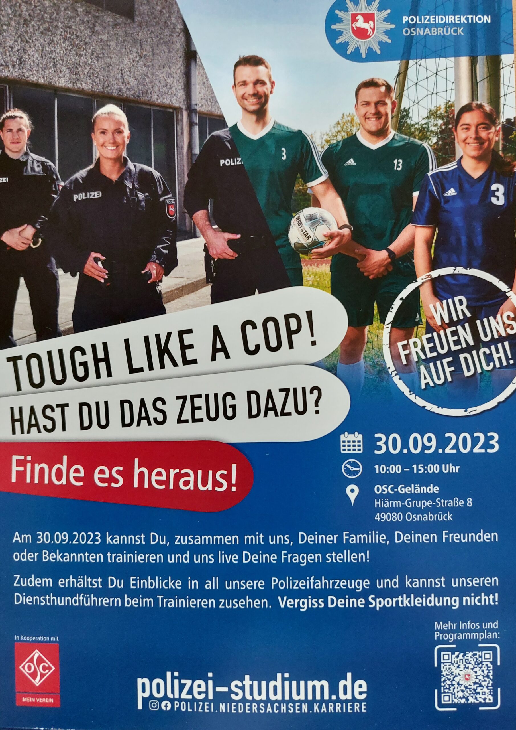Tough like a cop? Finde es heraus. - VfL Lintorf - Verein für ...